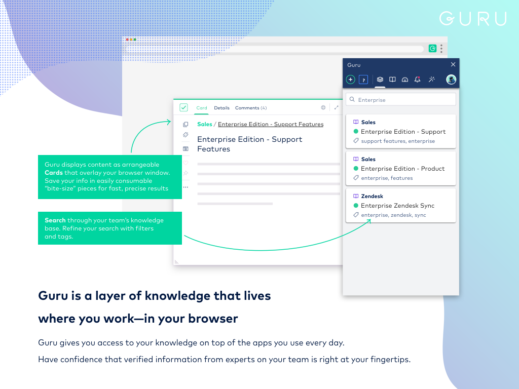 Guru App Integration with Zendesk Support